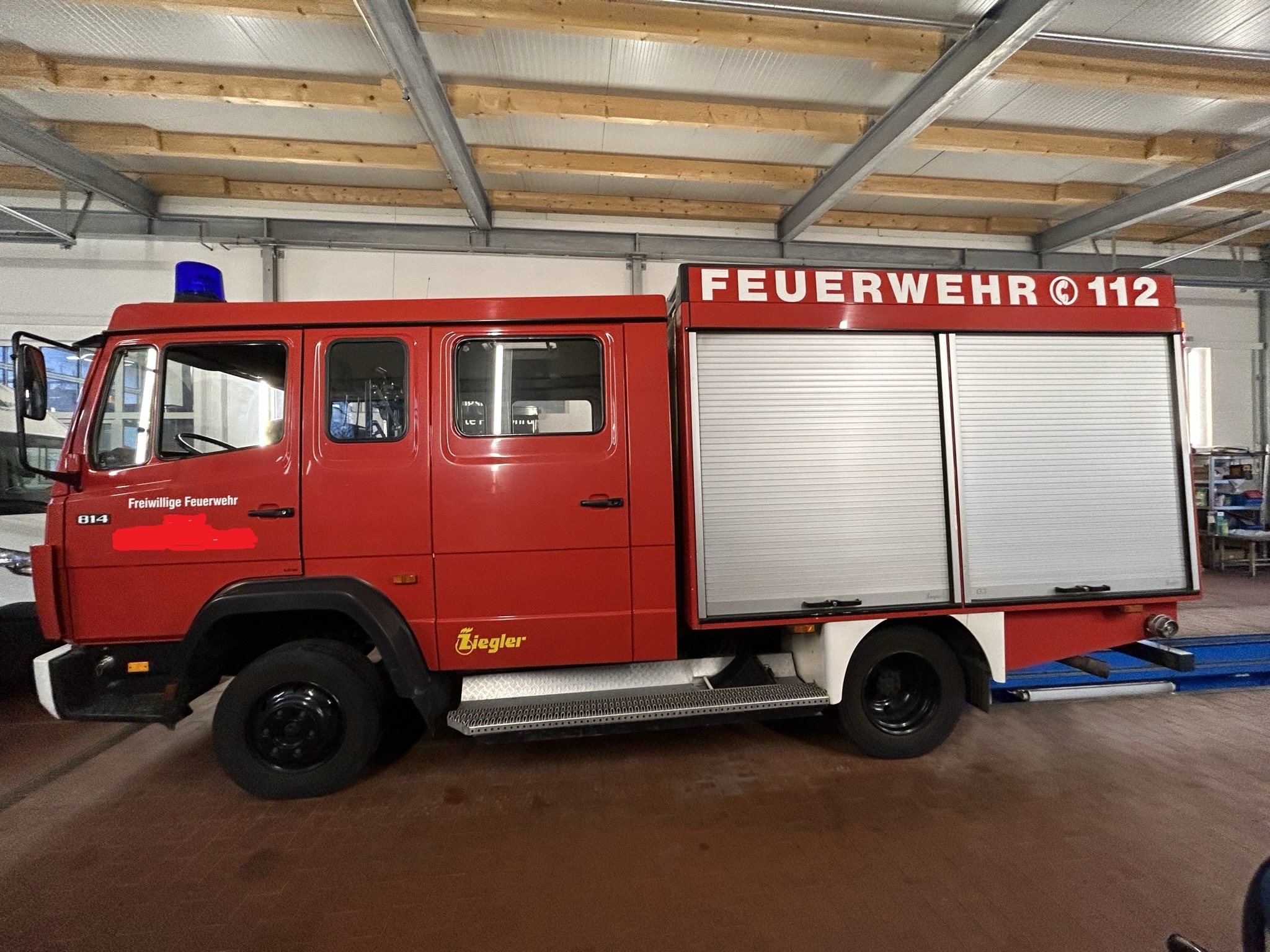 LF 8/6 Ziegler auf Mercedes Benz 814 D
