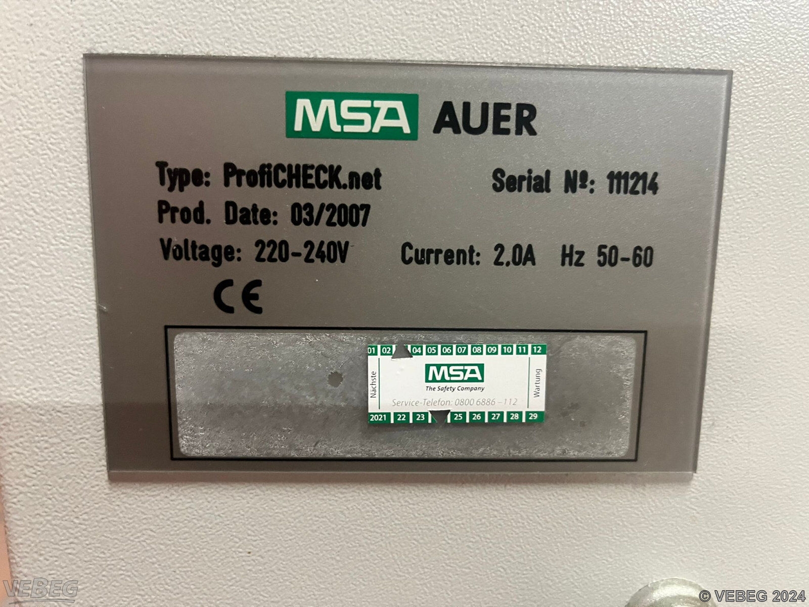 Atemschutzmasken-Prüfgerät MSA Auer ProfiCheck